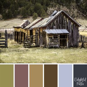 Rustic Inspired Color Palettes - Delightful Paths