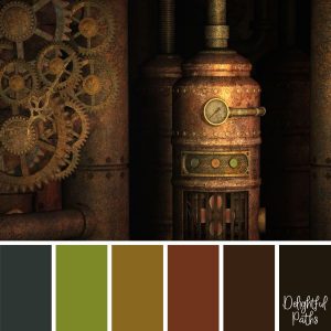 Steampunk Inspired Color Palettes - Delightful Paths