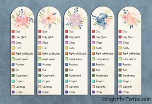 5 Steps to Color Coding Your Bible - With Free Printable Bookmarks ...
