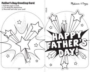Printable Father’s Day Coloring Crafts Roundup - Delightful Paths