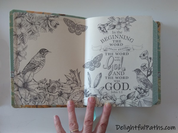 NLT Inspire Journaling Bible Review - Delightful Paths