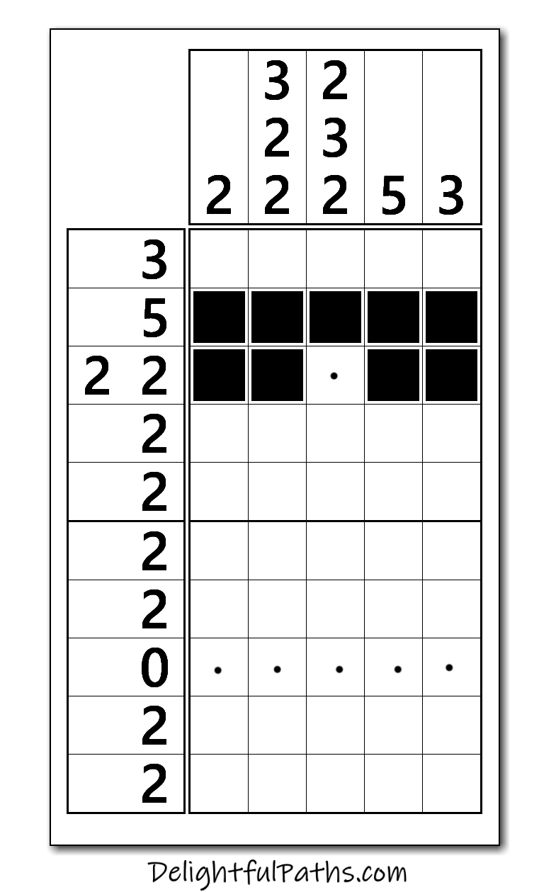 How to solve a nonogram - Delightful Paths