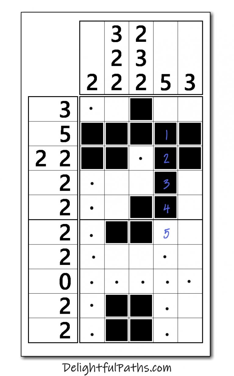 How To Solve A Nonogram Delightful Paths